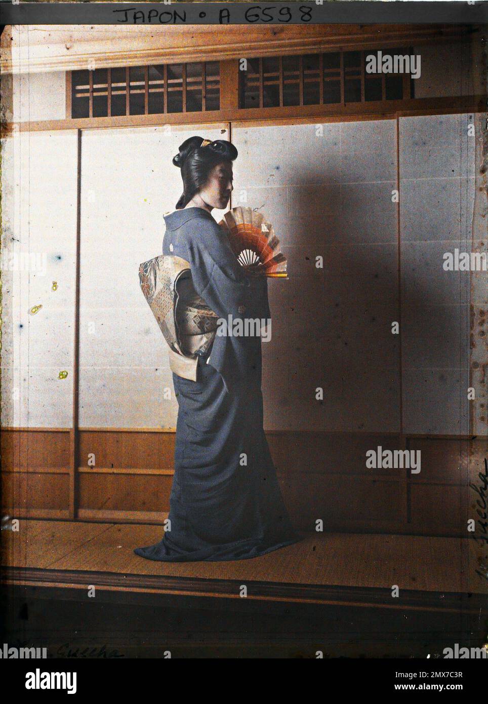 Kyoto, Japan the actress-dancer Matsumoto Tome dressed in Geisha , 1912 ...