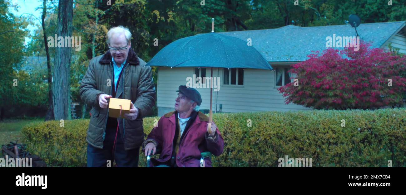 LINOLEUM, from left: Jim Gaffigan, Roger Hendricks Simon, 2022. © Blue ...