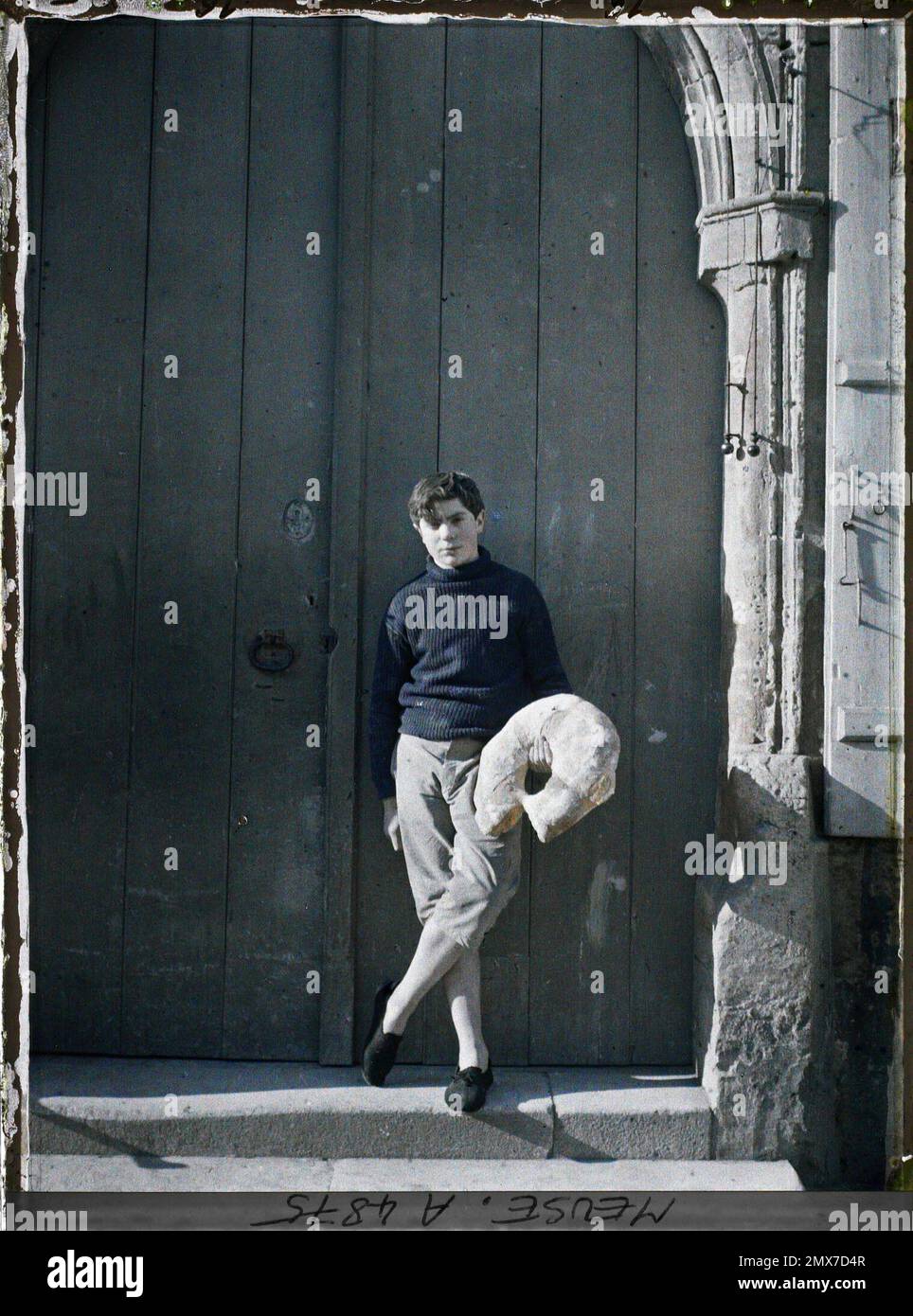(French - ﻿Bar-le-Duc , France Le jeune Robert Baudier , posant devant ...