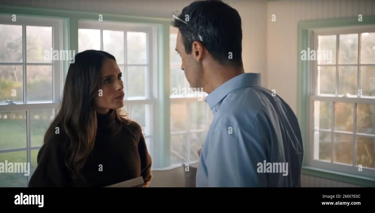 WHO INVITED CHARLIE?, from left: Jordana Brewster, Reid Scott, 2022 ...