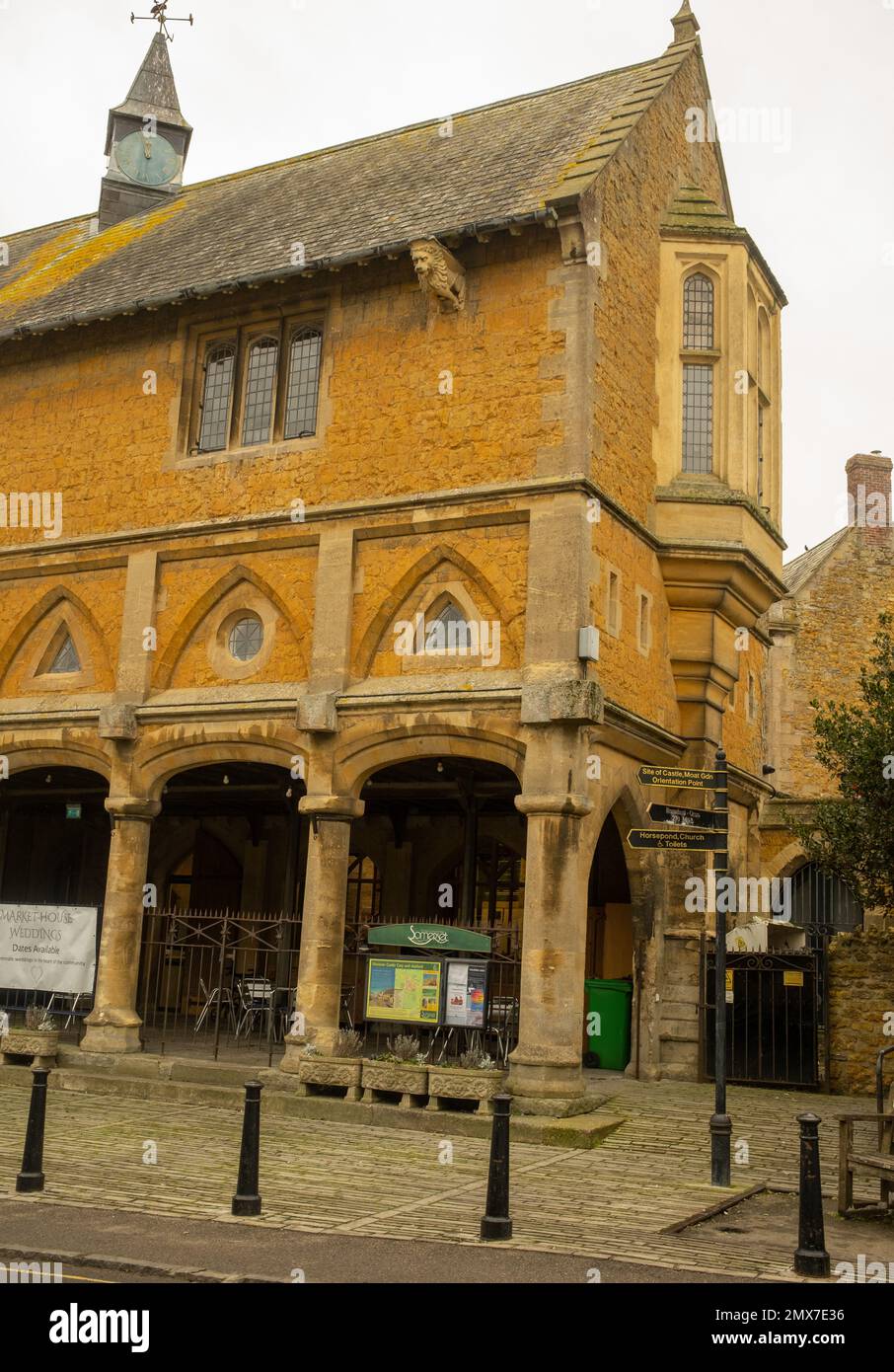 February 2023 - The Market house in Castle Cary, Somerset, England, UK ...