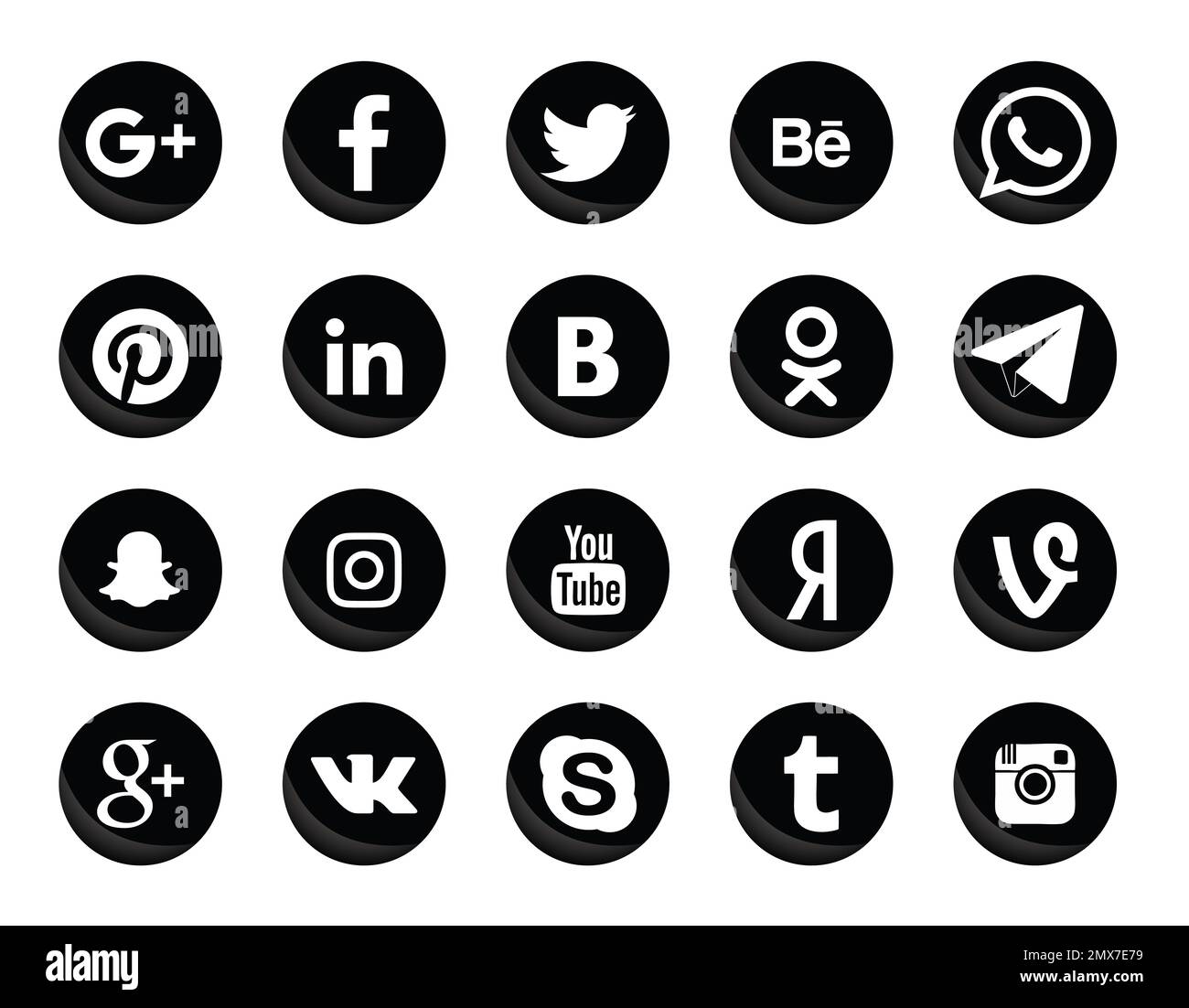 Youtube logo black and white Cut Out Stock Images & Pictures - Alamy