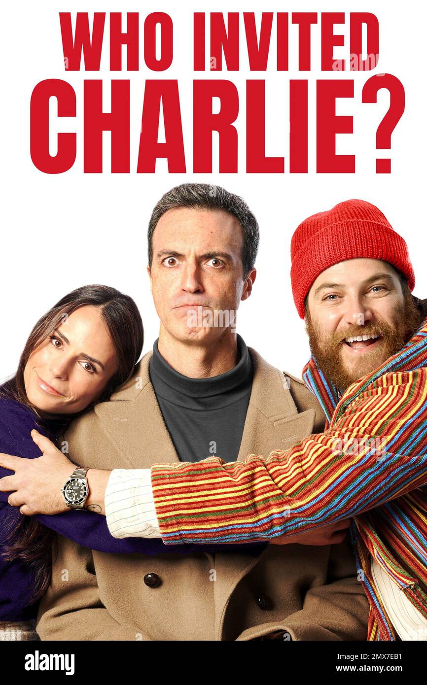 WHO INVITED CHARLIE?, poster, from left: Jordana Brewster, Reid Scott ...