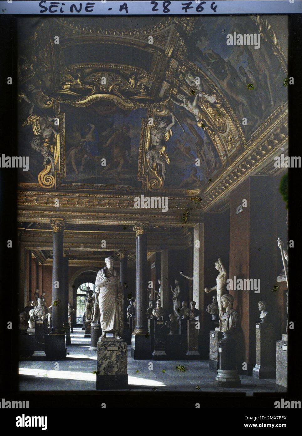 Paris (1st arr.), France The seasons room, ground floor of the Denon ...