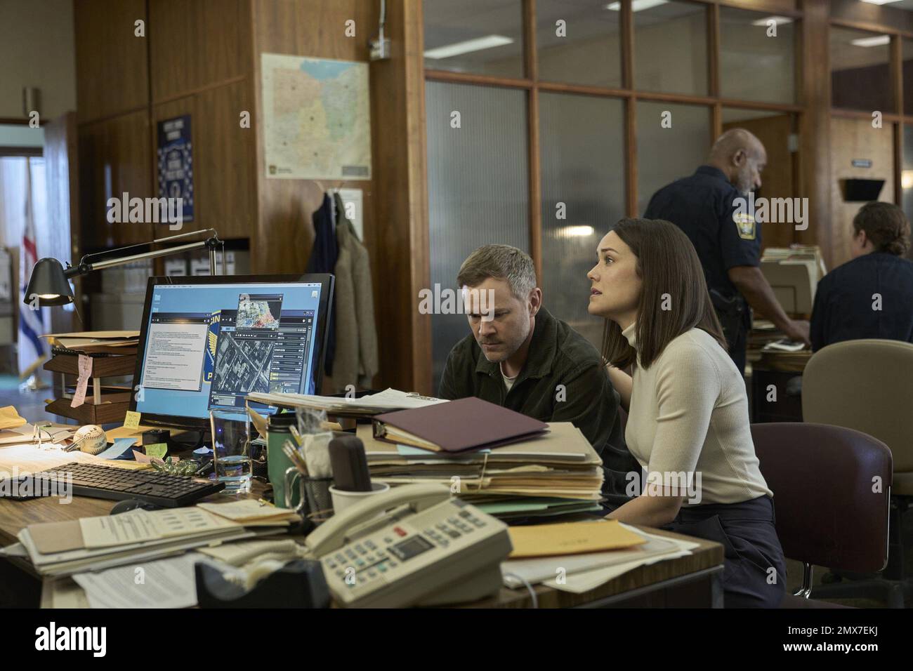 ACCUSED, Aaron Ashmore (center), Megan Boone (right), 'Ava's Story ...