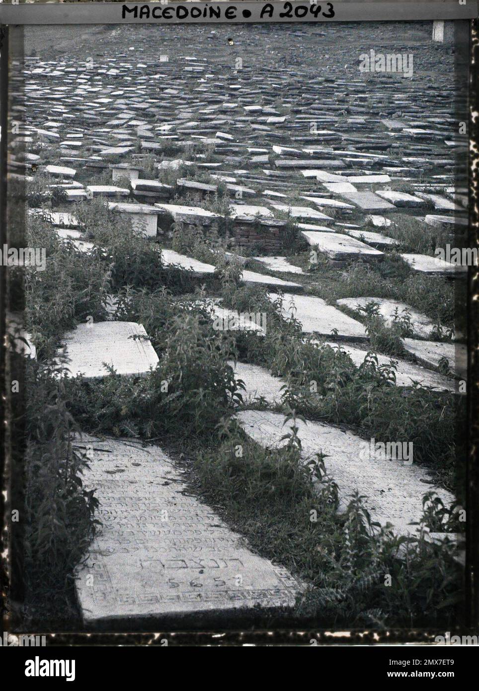 (French - ﻿Monastir ( actuelle Bitola ) , Macédoine Tombes du cimetière ...