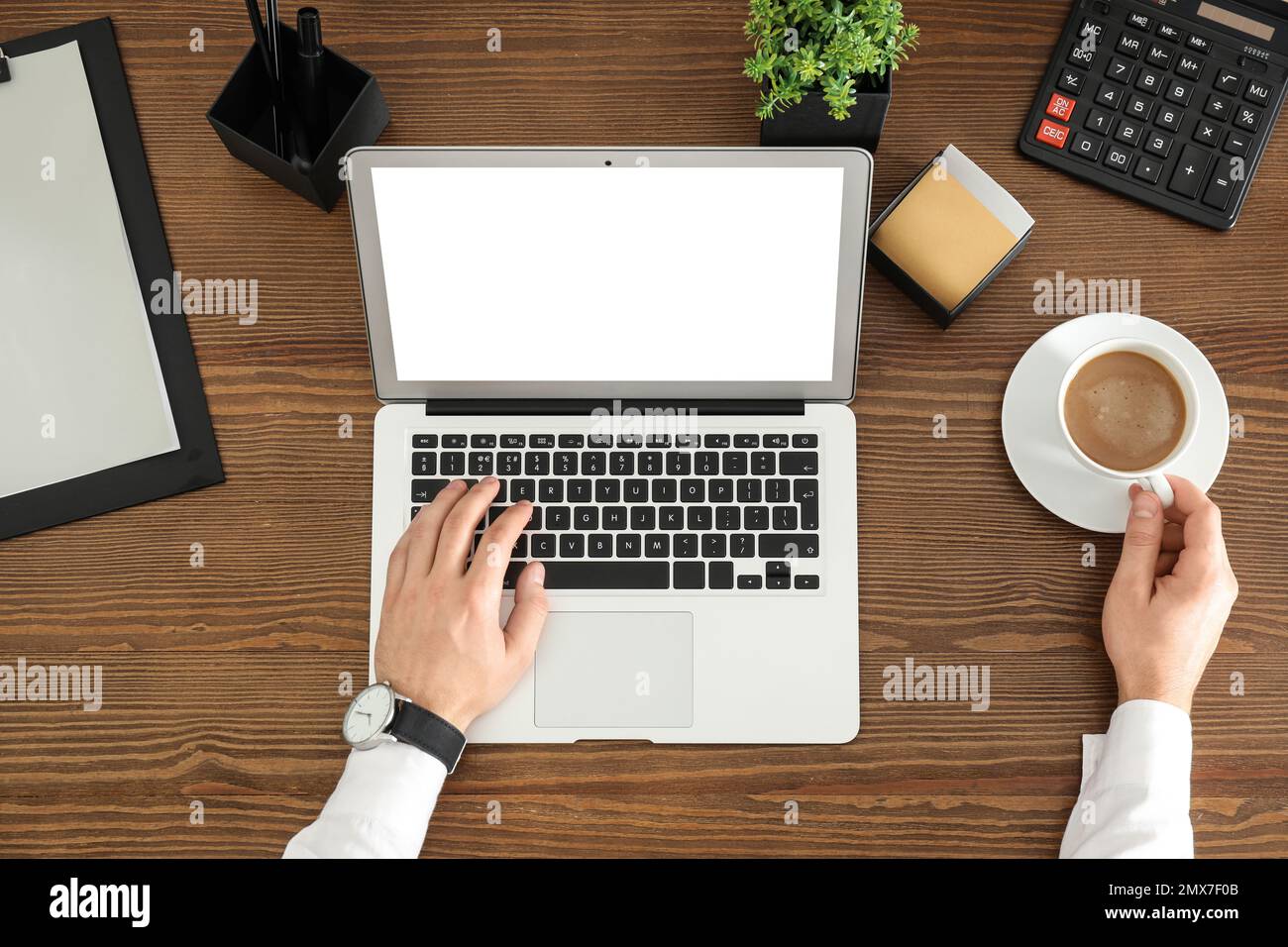 Computer table top hi-res stock photography and images - Alamy