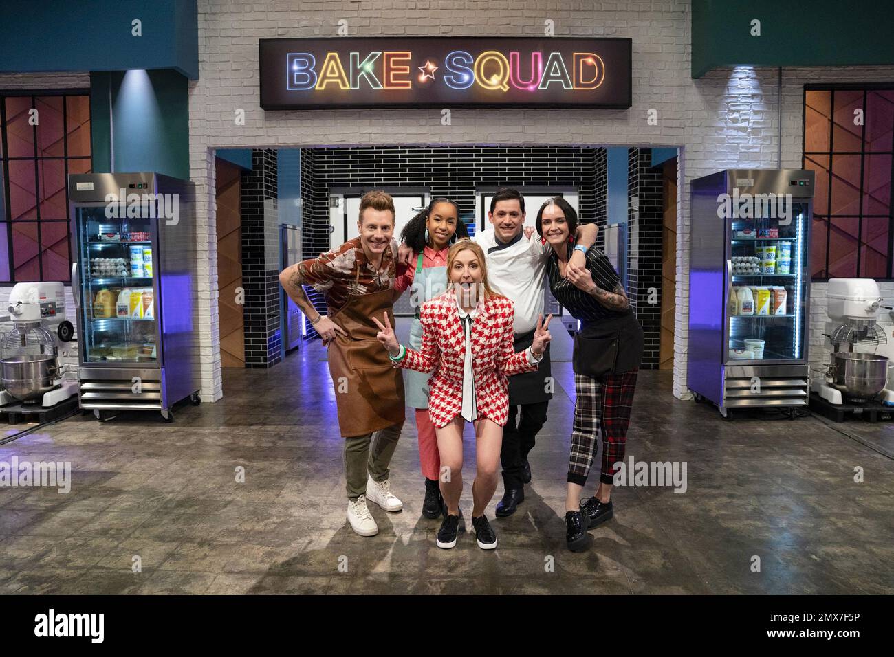 BAKE SQUAD, from left: Gonzo Jimenez, Maya-Camille Broussard, Christina ...