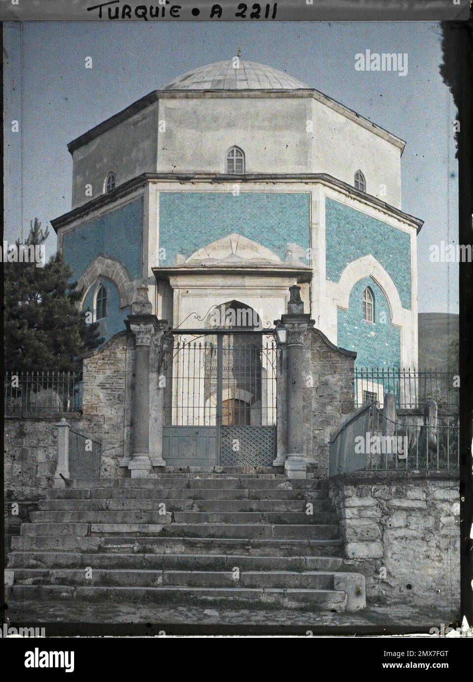 Bursa, Turkey Yesil Türbe (the green mausoleum) where the Sultan Mehmet ...