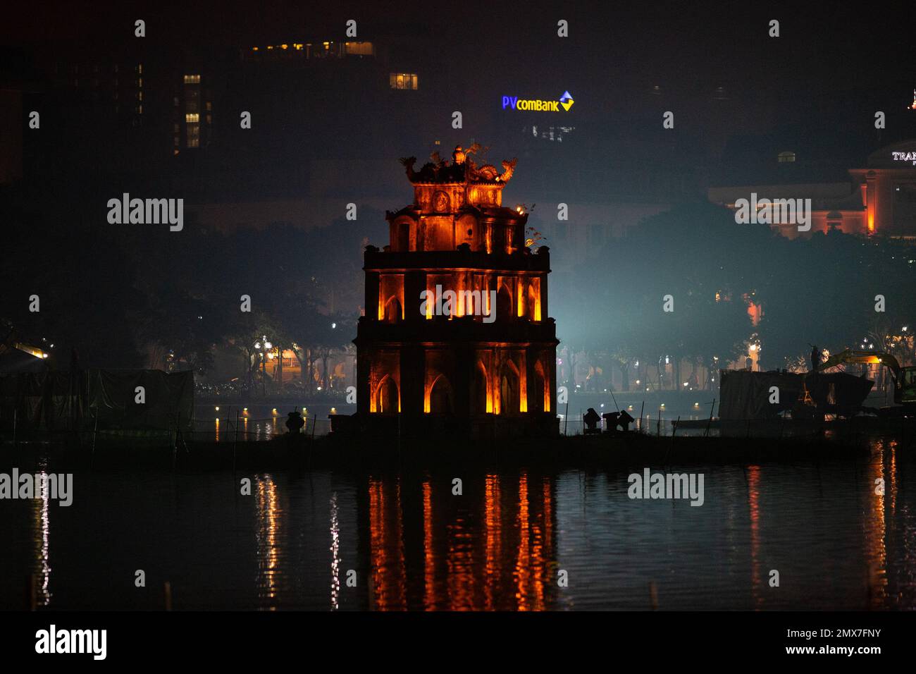 Hanoi city night hi-res stock photography and images - Alamy