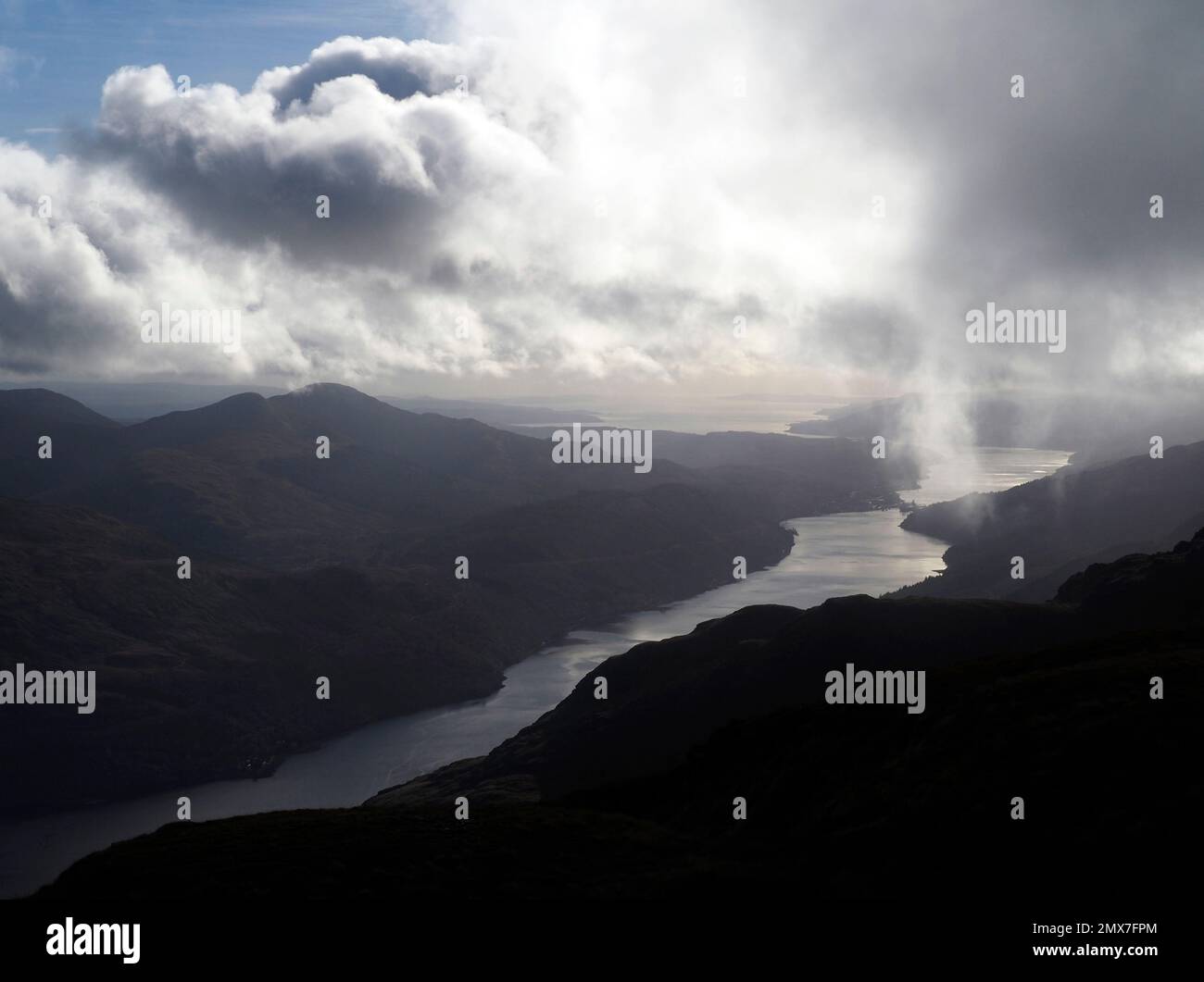 Loch Long from A' Chrois, Arrochar Alps, Scotland Stock Photo - Alamy