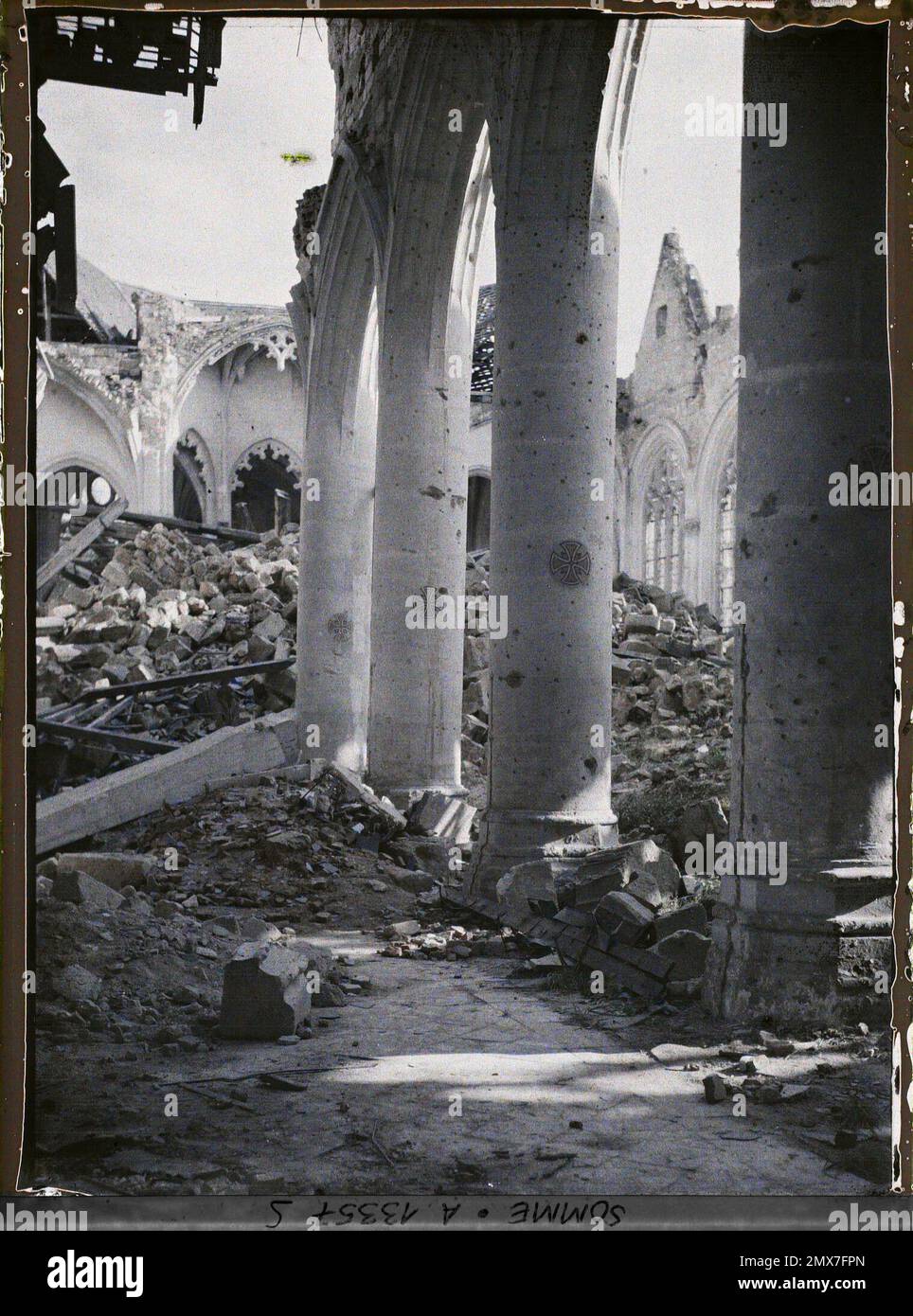 Roye, Somme, France , 1917 - Devastated regions, Somme, Oise, Aisne ...