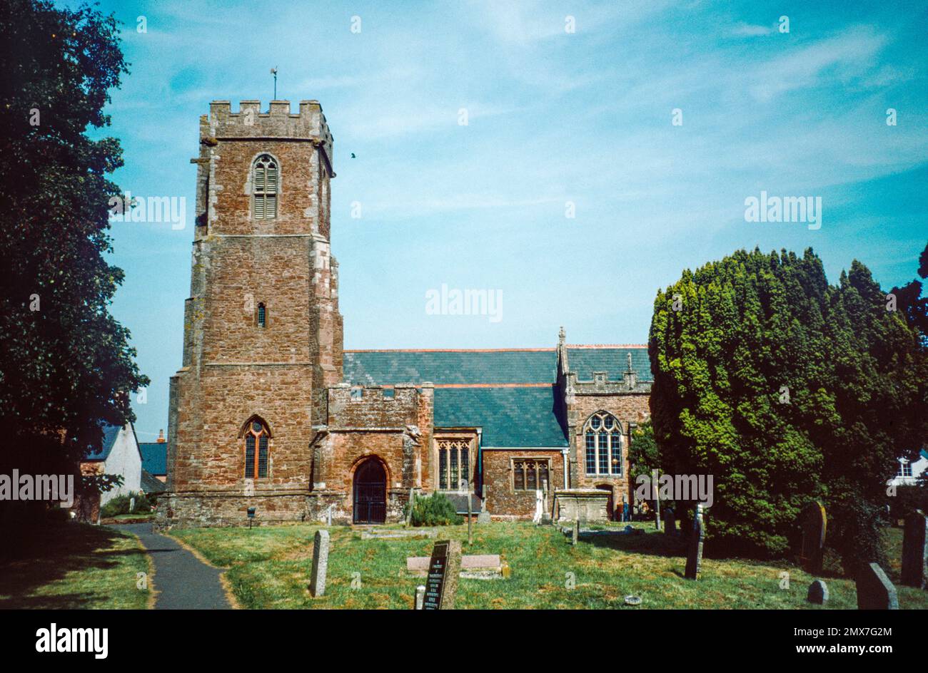 The Church of St Mary in Stogumber, Somerset, England - dates from the ...