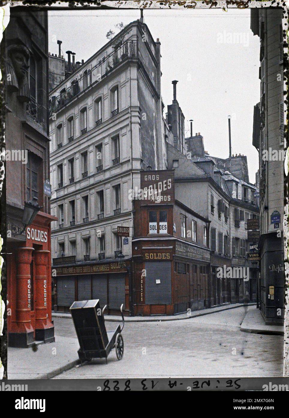 Paris (2nd arr.), France Place du Cairo, rue du Caire and rue des ...