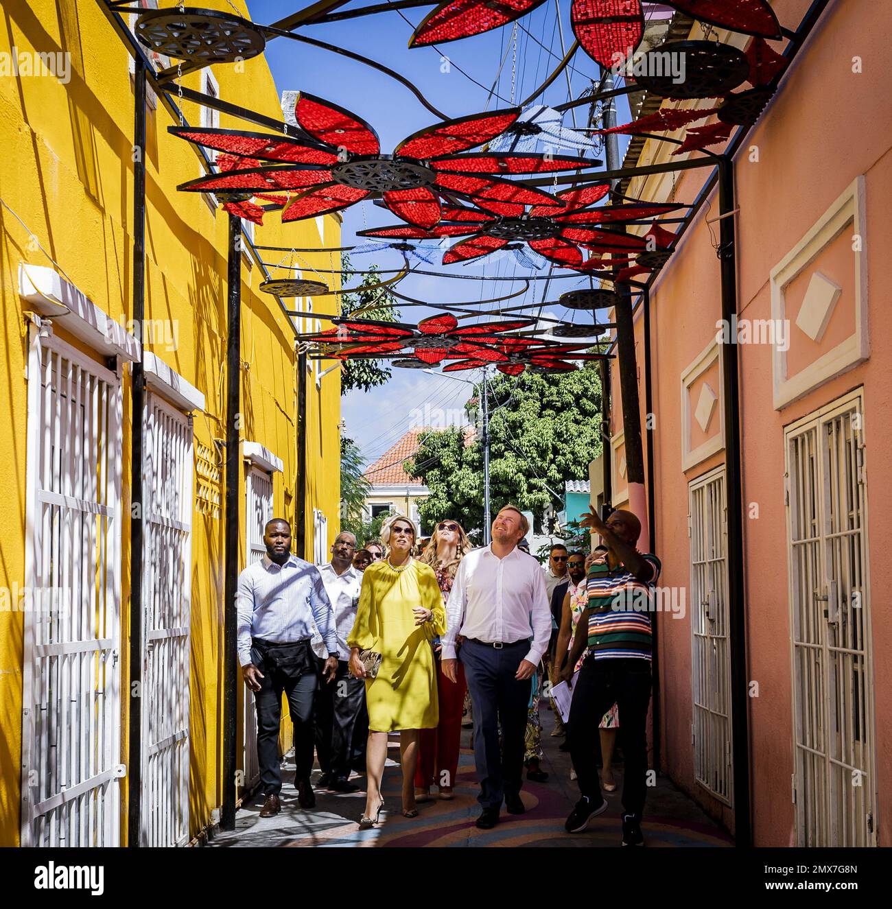 WILLEMSTAD - King Willem-Alexander, Queen Maxima and Princess Amalia ...
