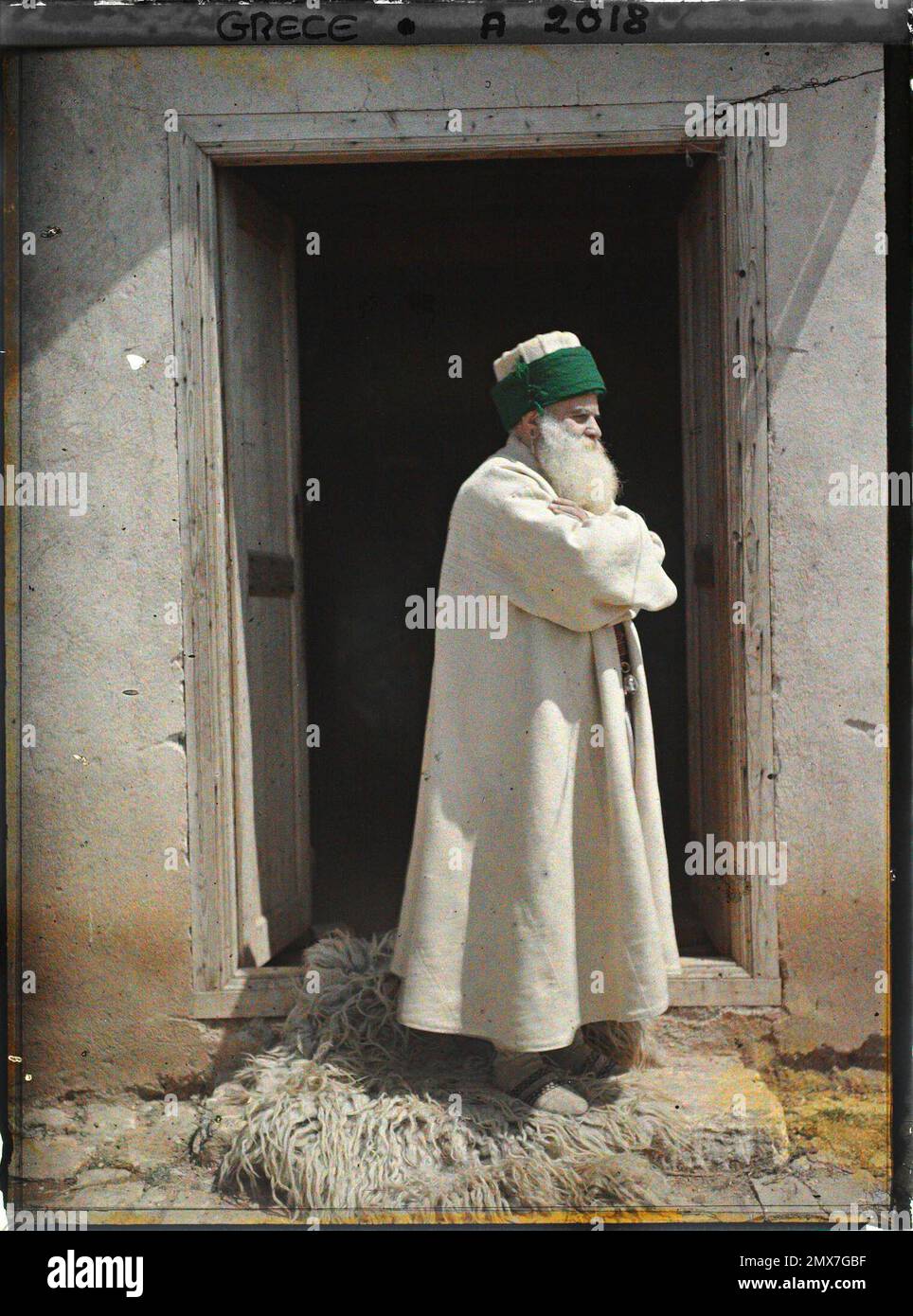 Surroundings of Thessaloniki, Greece a druid [religious] bektashi ...