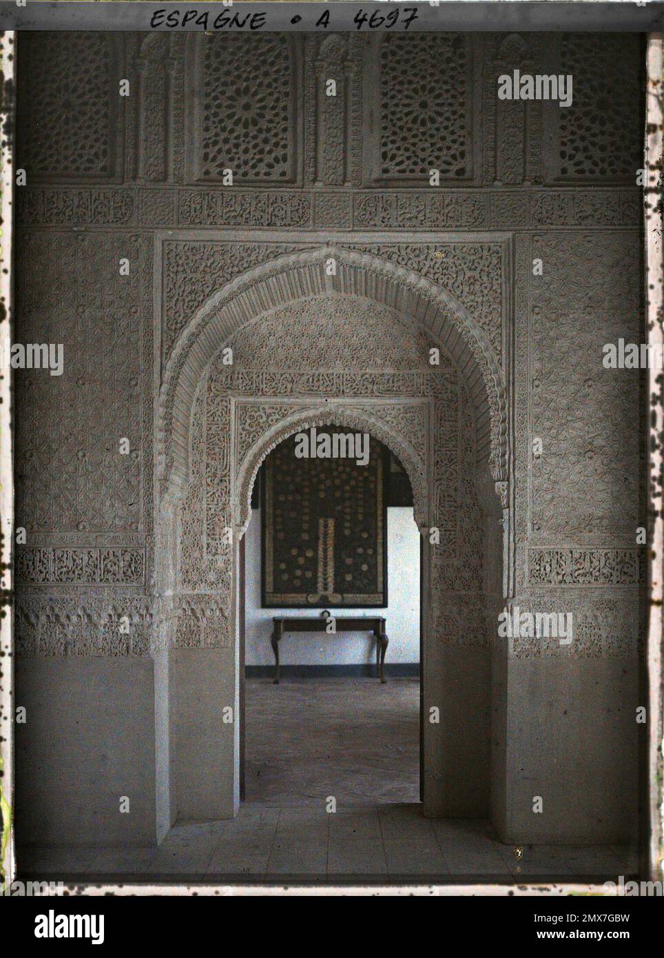 Granada, Spain Alhambra: room "from the Marquis family , 1914 - Spain ...