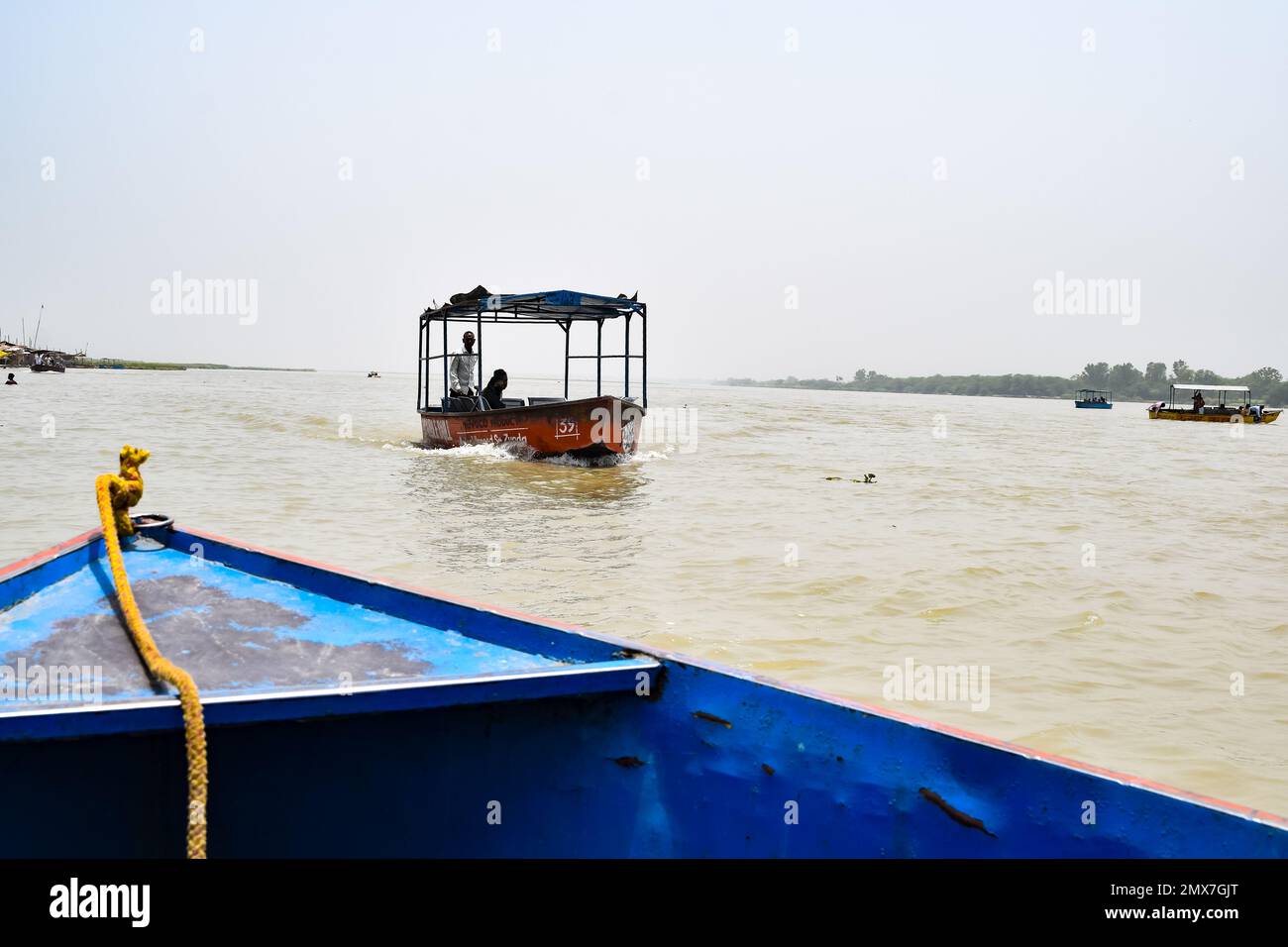 Ganga as seen in Garh Mukteshwar, Uttar Pradesh, India, River Ganga is ...