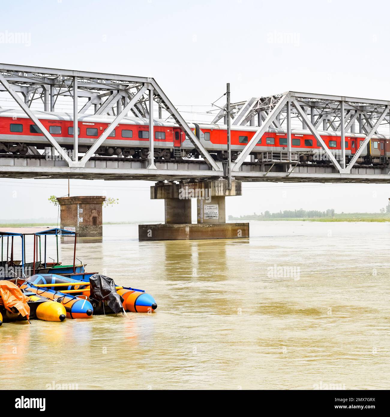 Ganga as seen in Garh Mukteshwar, Uttar Pradesh, India, River Ganga is ...
