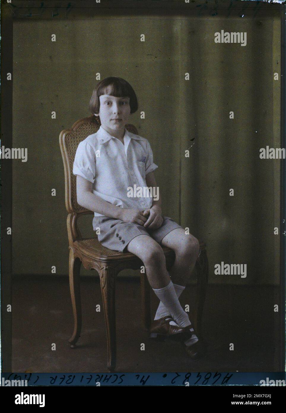 Property of Albert Kahn, Boulogne, France the child Schreiber Stock ...