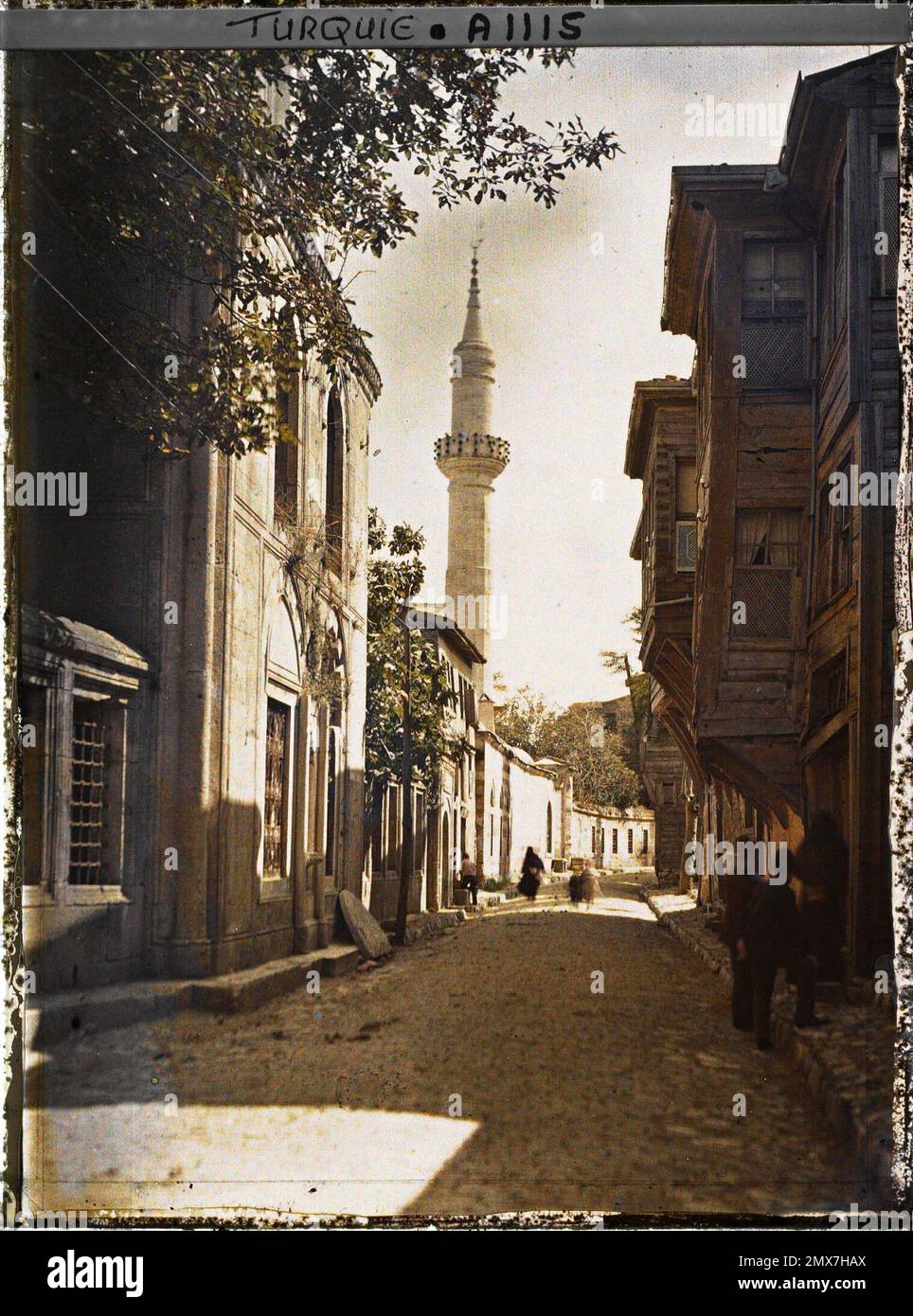Constantinople (current Istanbul), Turkey a street in Eyüp , 1912 ...