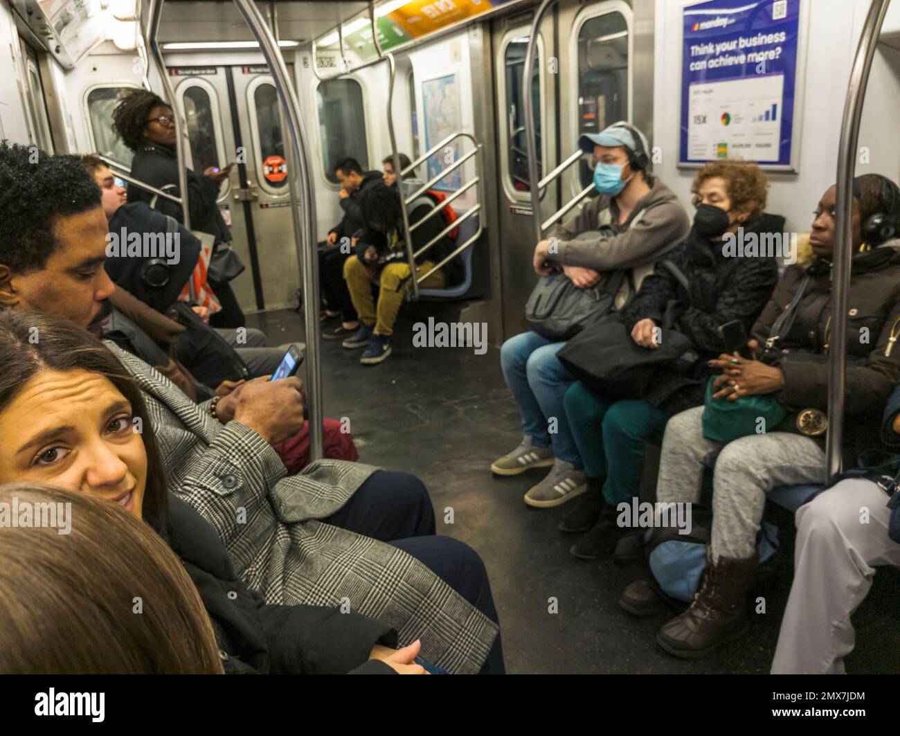 Richard levine subway hi-res stock photography and images - Alamy