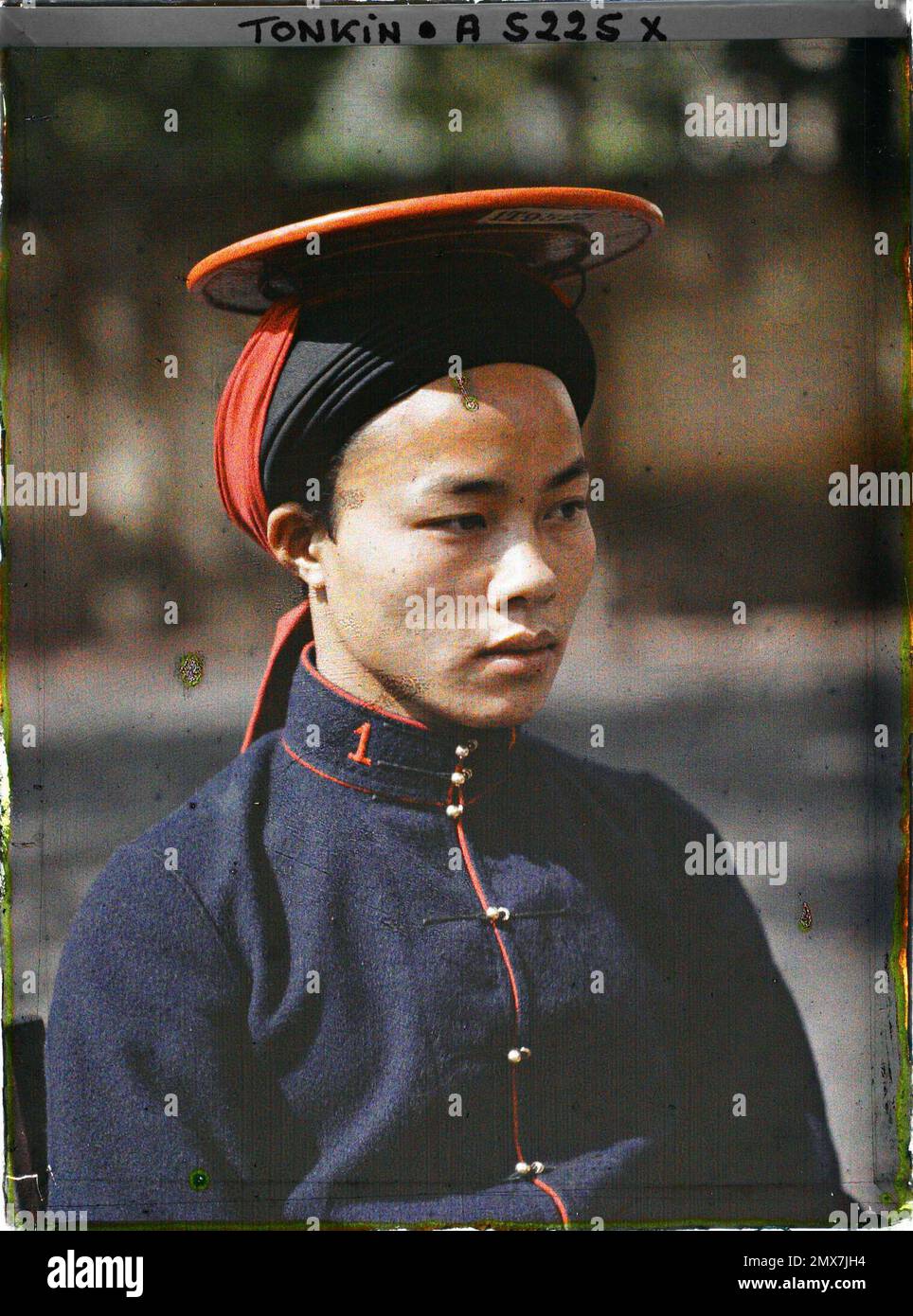 Hà-Nôi, Tonkin, Indochina Portrait in bust of an Annamite tirailleur ...