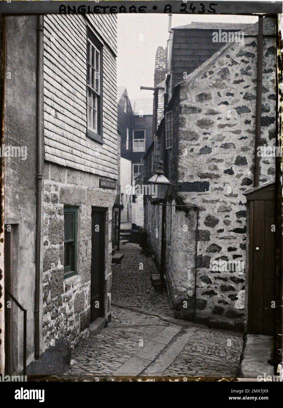 St Ives, Cornwalls, England part of Carnglaze Street , 1913 - England ...