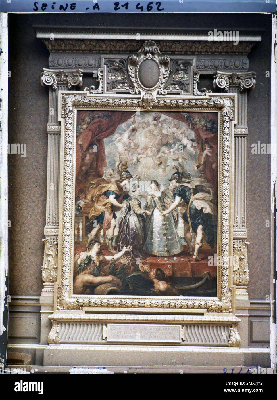 Paris (Ier arr.), France The exchange of the two princesses of France ...