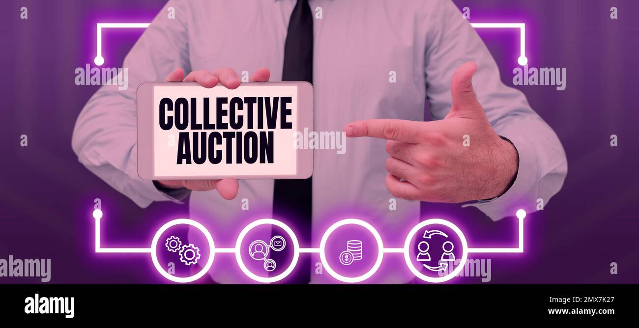 Conceptual display Collective Auction. Internet Concept Gathering and ...