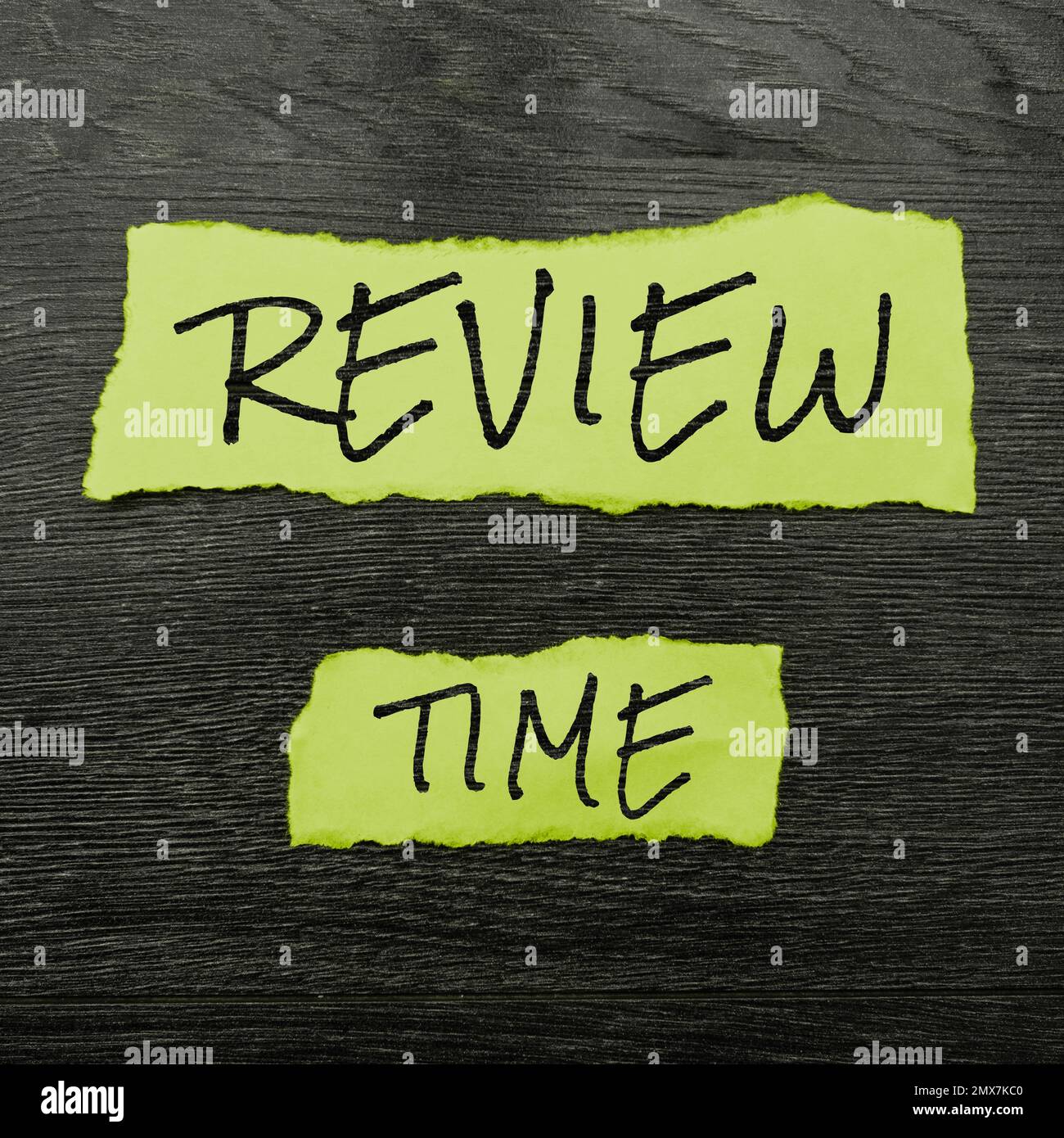 Handwriting text Review Time. Business showcase situation or system its ...