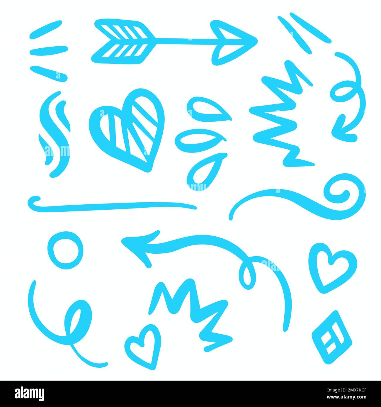 Blue Swirls with Swoosh Vector Accent Line Work Stock Vector Image ...