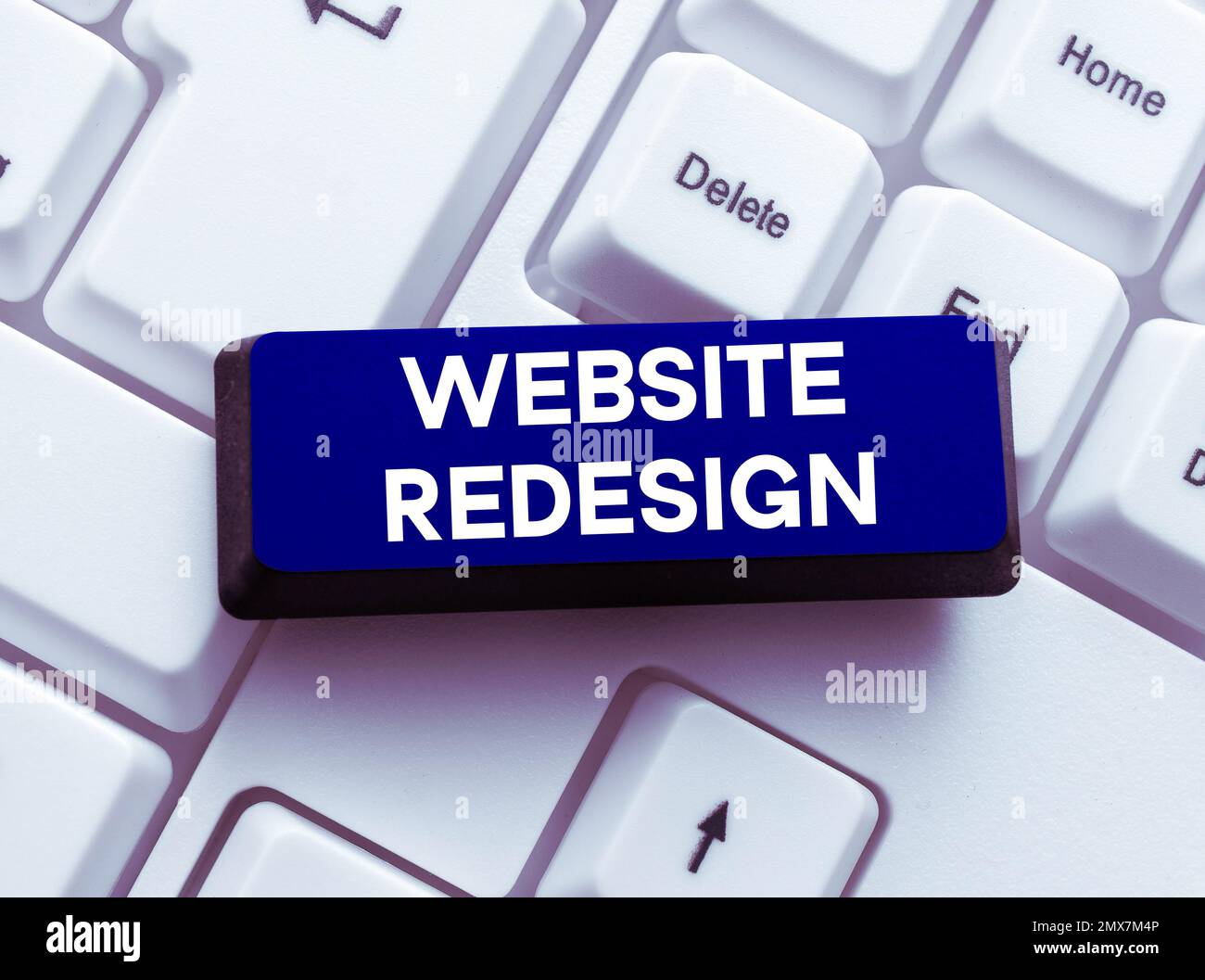 Conceptual caption Website Redesign. Business idea modernize improver or evamp your website's ...