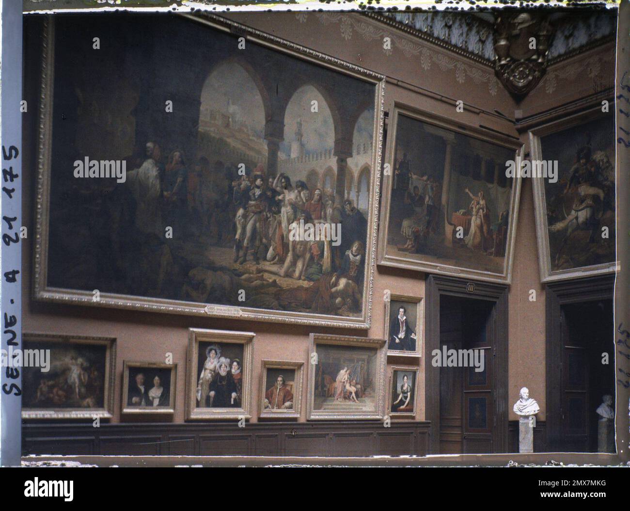 Paris (1st arr.), France Bonaparte visiting the plagueres of Jaffa ...