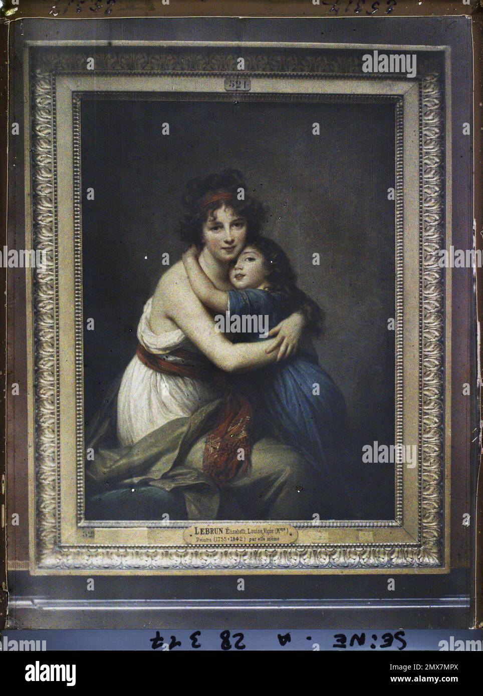 Paris (Ier arr.), France Madame Vigée-Le Brun and his daughter, Jeanne ...