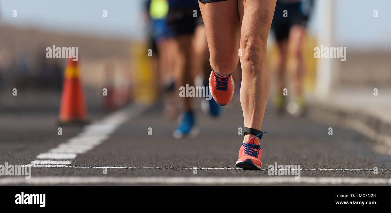 Marathon running race Stock Photo - Alamy