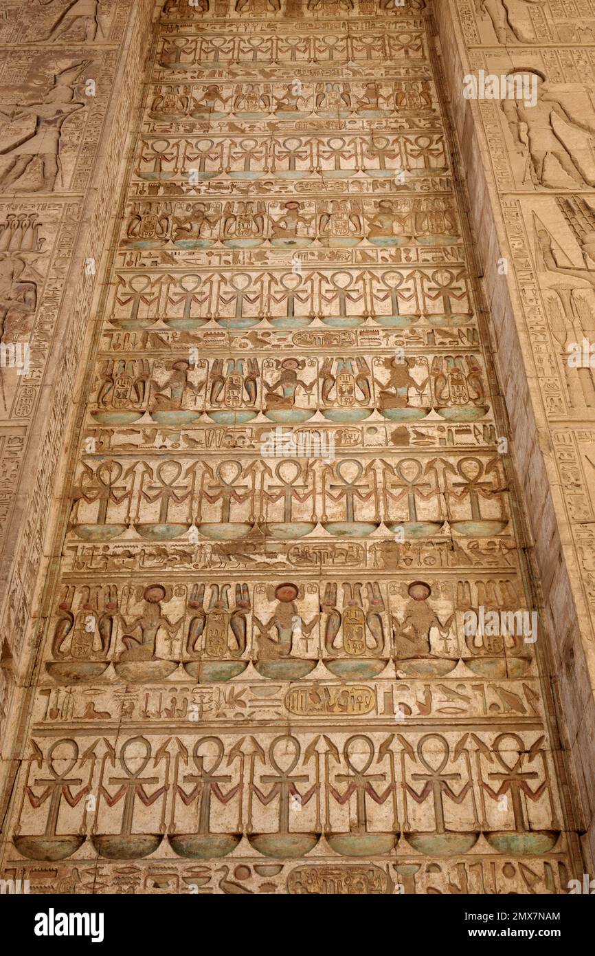 Gateway Ptolemy III Euergettes, Karnak Temple, Luxor, Egypt Stock Photo ...