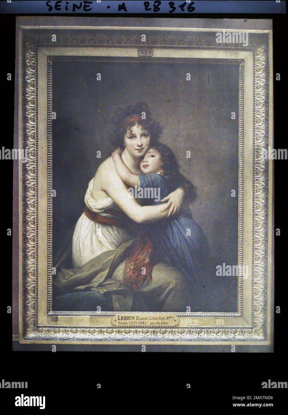 Paris (Ier arr.), France Madame Vigée-Le Brun and his daughter, Jeanne ...