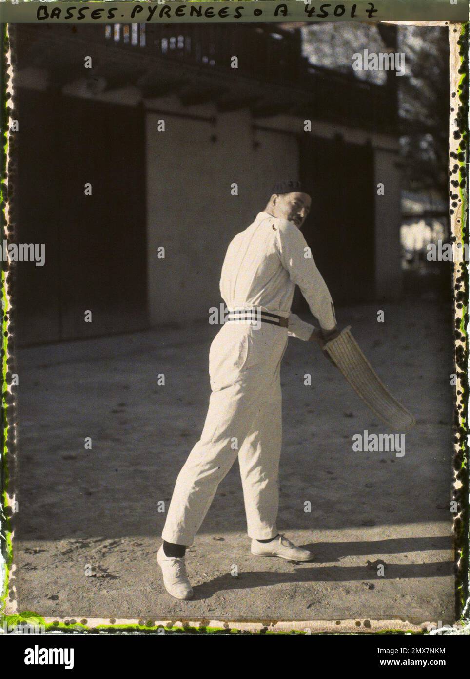 Bayonne, France Basque pelota player Marcel-Auguste Léonis , 1924 ...