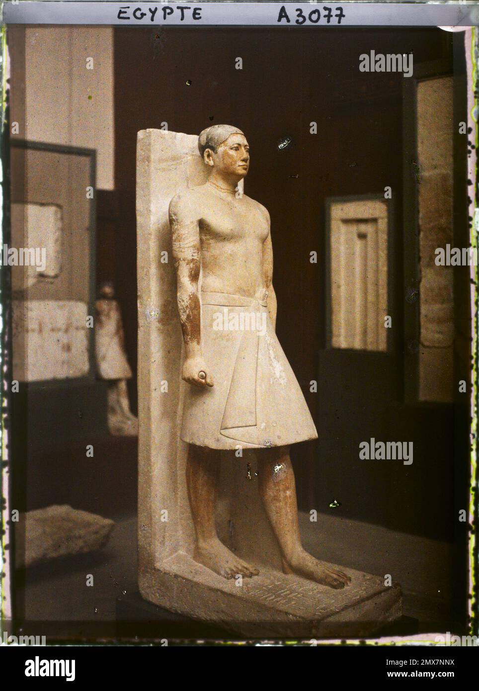 Cairo, Egypt, Africa Statue of Ranefer in his priest costume at the ...