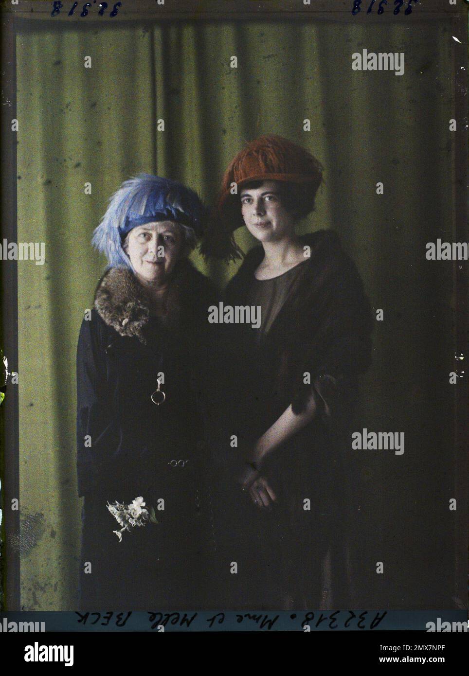 Property of Albert Kahn, Boulogne, France Madame James Beck and her ...