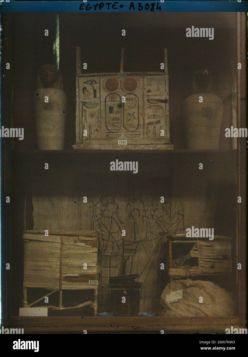 Cairo, Egypt, Africa Objects of worship of Ramesside era at the ...