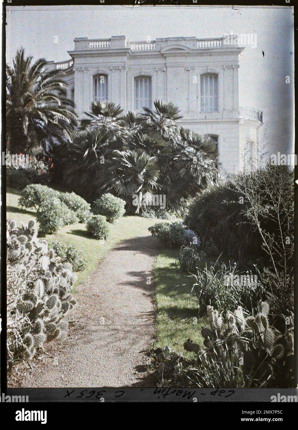 Cap Martin, France a facade of the Grande Villa , 1921 Cap Martin ...