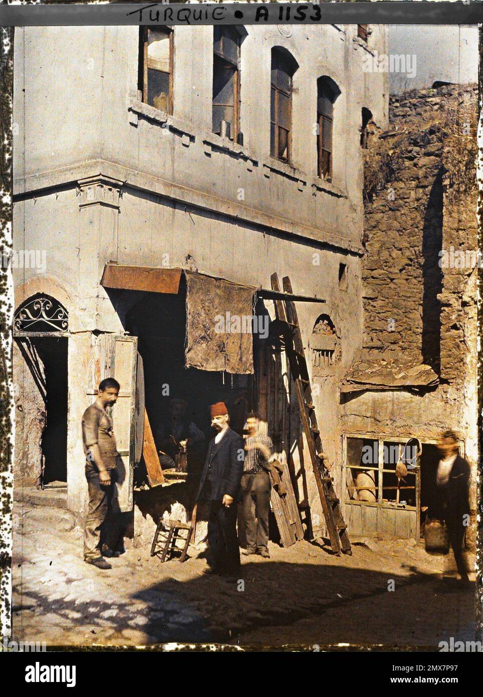 Constantinople (current Istanbul), Turkey Atelier de Forgeron in the ...