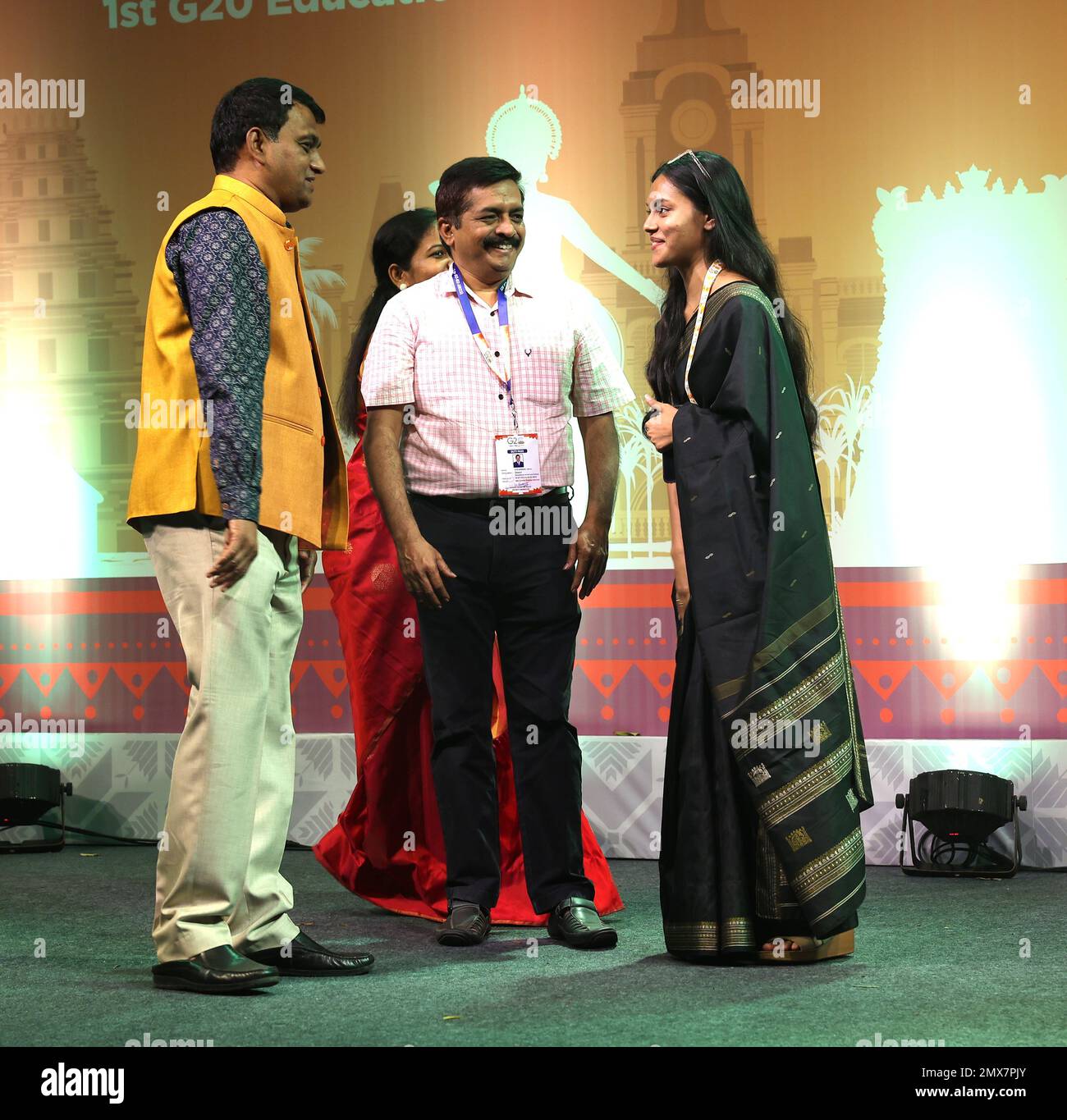 India , 02/02/2023, G20 Summit 2023 Concluding Day in Chennai: Grand cultural fiesta with folk ...