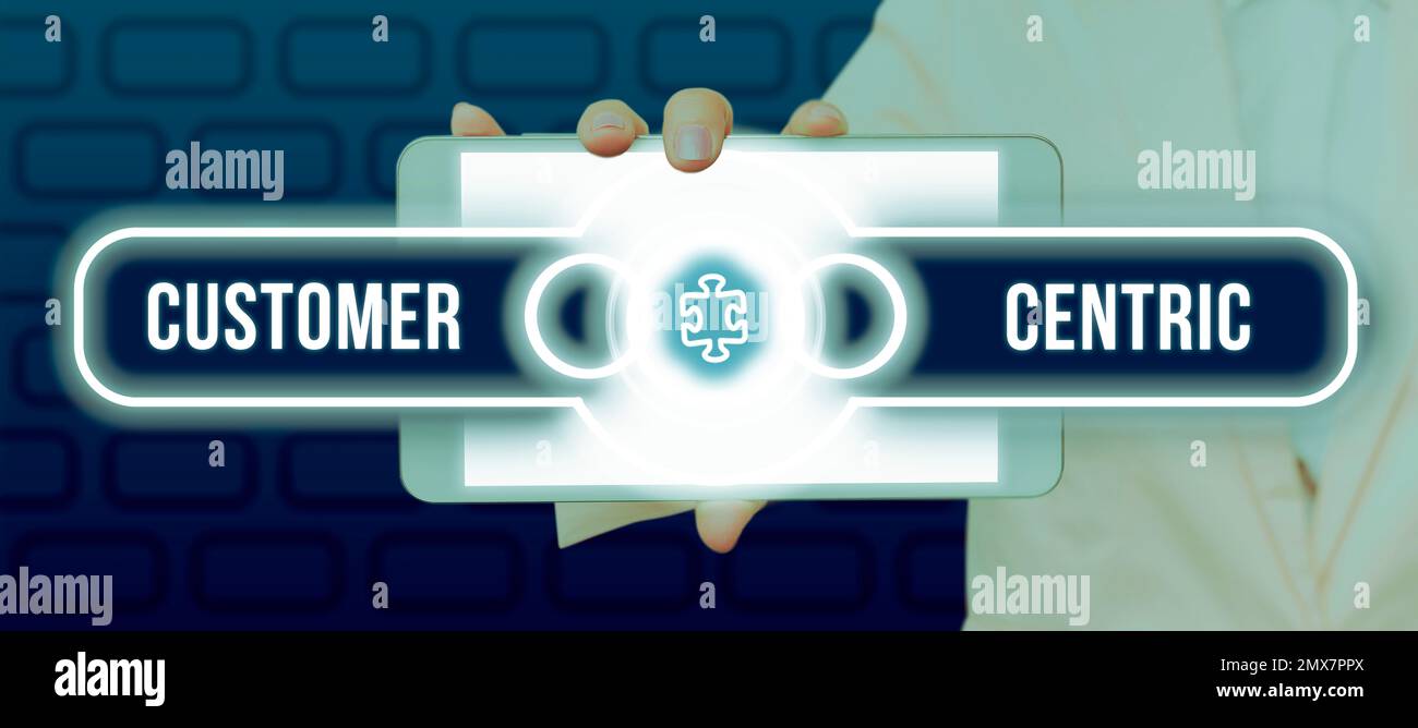 Inspiration Showing Sign Customer Centric Business Overview Process Of