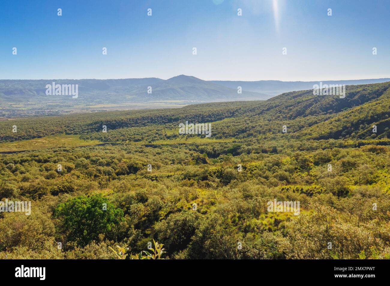 Panoramic view of Rift Valley in Naivasha, Kenya Stock Photo - Alamy