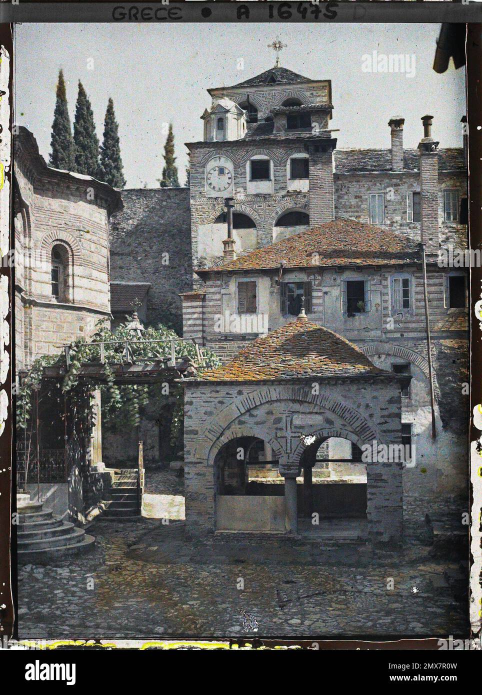 The Hilandar monastery, Greece , 1918 - Greece - Fernand Cuville ...