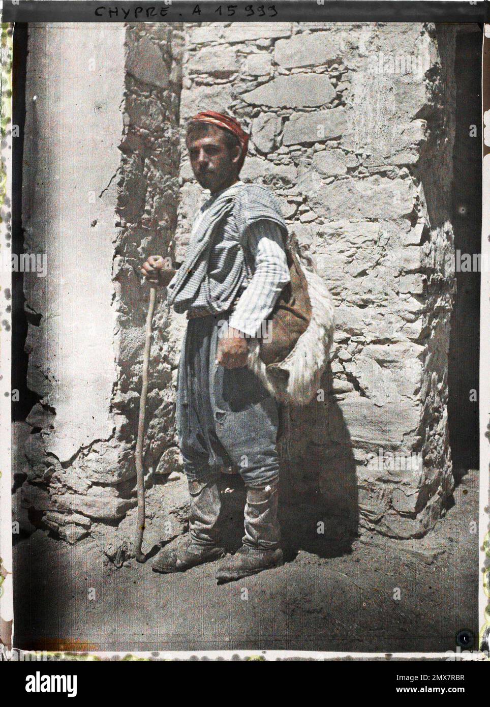 Kythrea, Cyprus a shepherd , 1918 - Near East, Egypt, Palestine, Cyprus ...