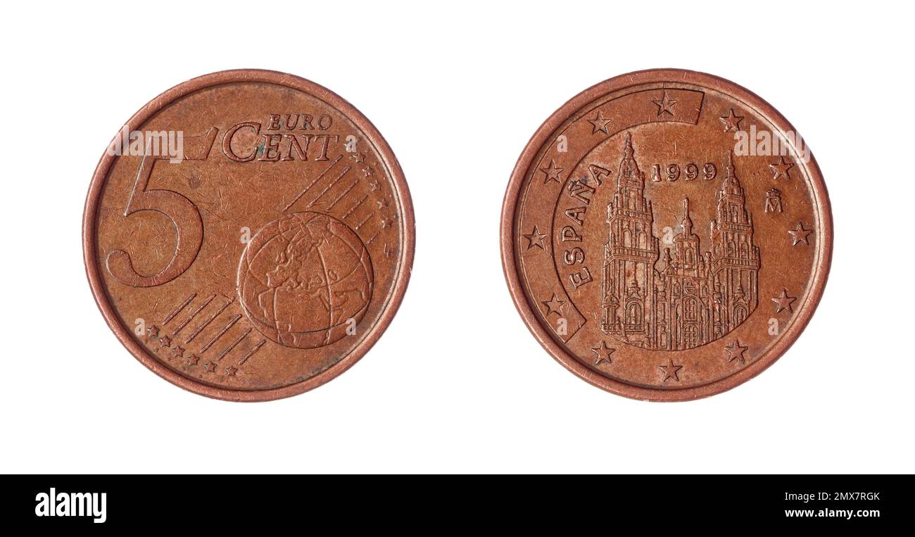 Euro coin both sides hi-res stock photography and images - Alamy